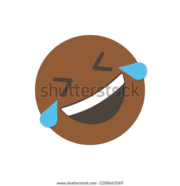 Rolling On Floor Laughing Vector Illustration Stock Vector (Royalty ...