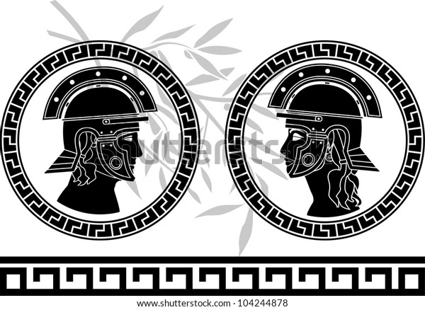 Roman God Goddess Vector Illustration Stock Vector (Royalty Free ...