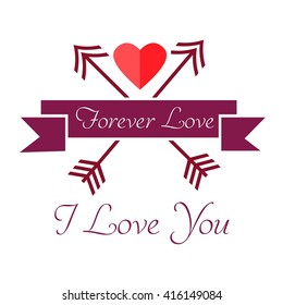 Romance Logo Illustration Logo Template Stock Vector (Royalty Free ...