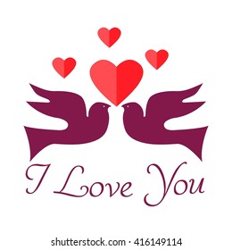 Romance Logo Illustration Logo Template Stock Vector (Royalty Free ...
