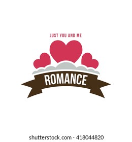Romance Logo Illustration Logo Template Stock Vector (Royalty Free ...