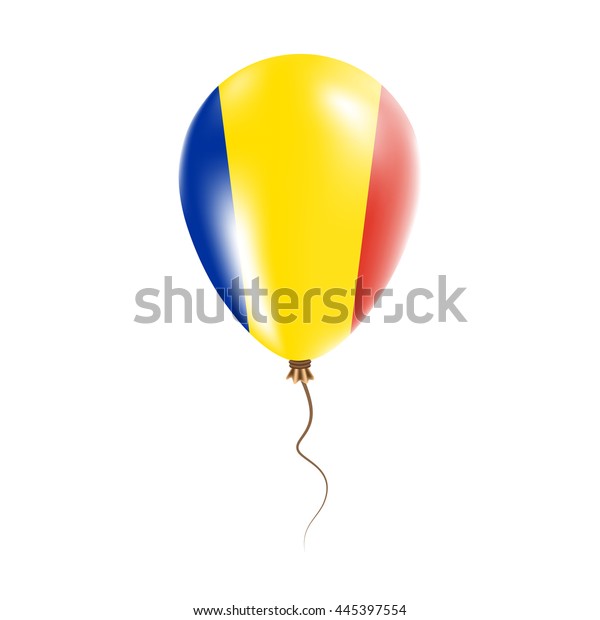 Romania Balloon Flag Bright Air Balloon Stock Vector (Royalty Free ...