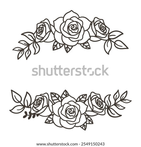 Rose Border Clipart | Free download on ClipArtMag
