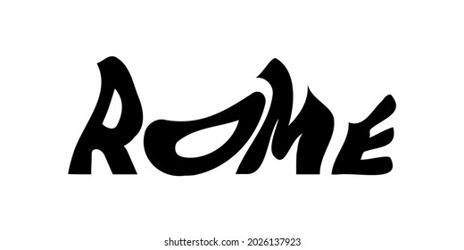 2,525 Rome typography Images, Stock Photos & Vectors | Shutterstock