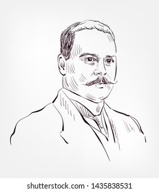 Vector Illustration Scientist Ernest Rutherford Cartoon Stock Vector ...