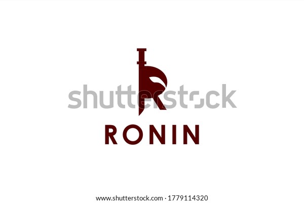 Ronin Logo Vector Templates Interiors Stock Vector (Royalty Free ...