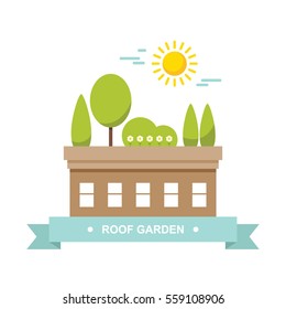 677 Rooftop garden Stock Vectors, Images & Vector Art | Shutterstock
