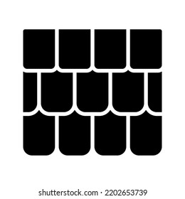 Roof Icon Roof Tile Sign Vector Stock Vector (Royalty Free) 2202653739 ...