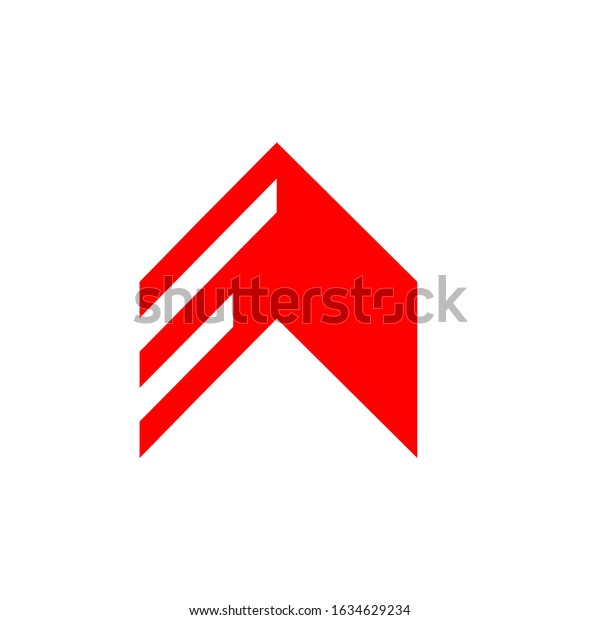 Roof Logo Design Vector Template Stock Vector (Royalty Free) 1634629234 ...