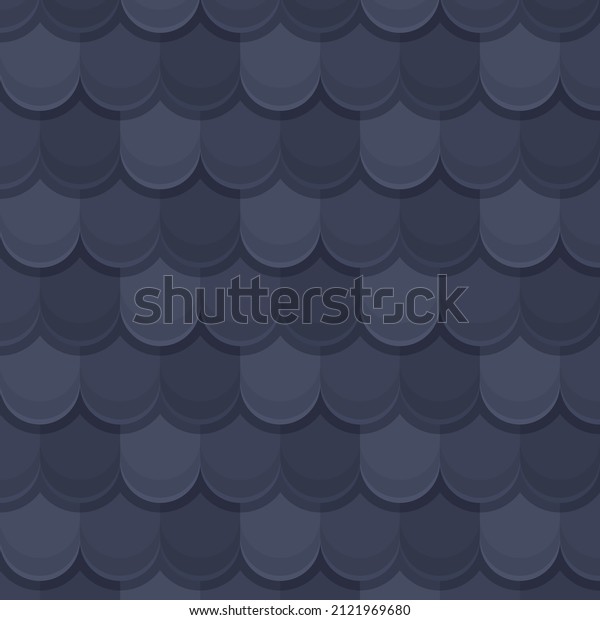 Roof Tile Texture Rooftop House Material 库存矢量图（免版税）2121969680 ...