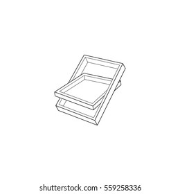 Roof Window Icon Logo Vector Illustration: vector de stock (libre de ...