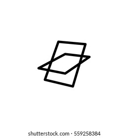 Roof Window Icon Logo Vector Illustration Stock Vector (Royalty Free ...