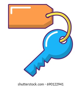Room Key Hotel Icon Cartoon Illustration Stock Vector (Royalty Free ...