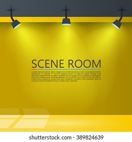 Room Light Source Vector Illustration Stock Vector (Royalty Free ...
