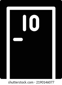 Room Number Vector Illustration On Transparent Stock Vector (Royalty ...