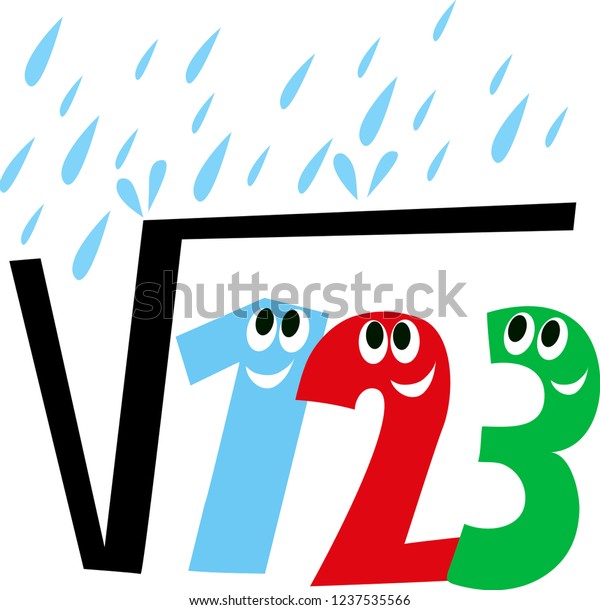 Root Mathematics Numbers One Two Three Stock Vector (Royalty Free ...