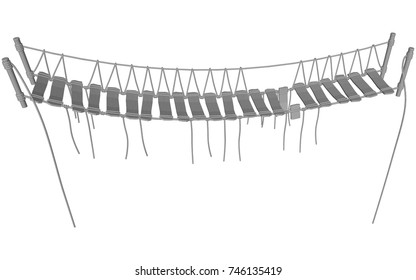 1,905 Rope Bridge Stock Vectors, Images & Vector Art | Shutterstock