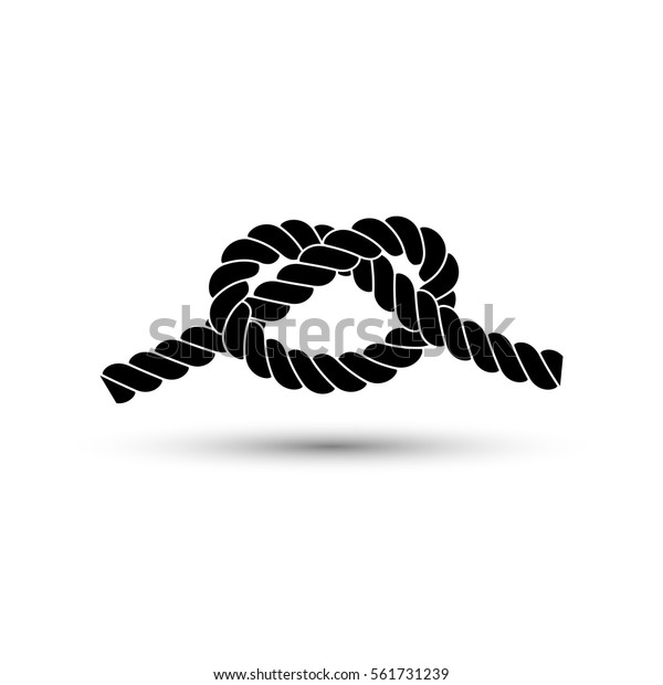 Rope Knot Icon Stock Vector (Royalty Free) 561731239