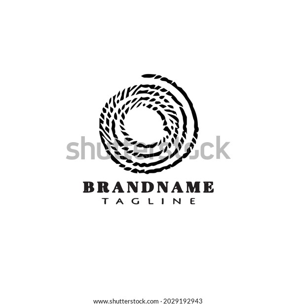 Rope Ladder Logo Icon Design Template Stock Vector (Royalty Free ...