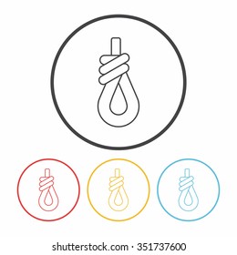 Rope Line Icon Stock Vector (Royalty Free) 351737600 | Shutterstock