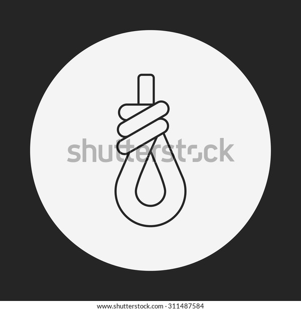 Rope Line Icon Stock Vector (Royalty Free) 311487584 | Shutterstock