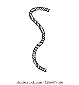 Rope Silhouette Vector Collection: vector de stock (libre de regalías ...