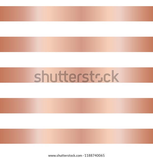 Rose Gold Foil Stripe Seamless Vector Stock Vector (Royalty Free ...
