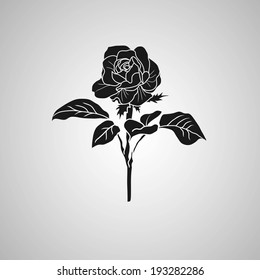 Rose Symbols Decorative Vector Illustration: vector de stock (libre de ...