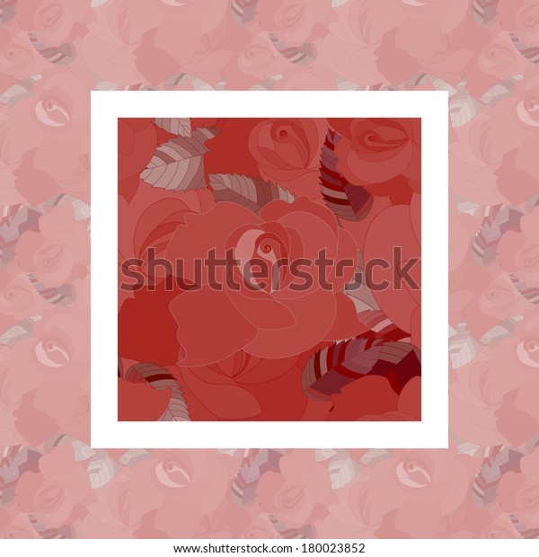 Rose Texture Seamless Floral Pattern Made: vector de stock (libre de ...