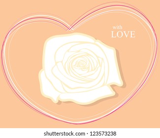 Cartoon Sticker Rose Flask Glass On Stock Vector (Royalty Free ...