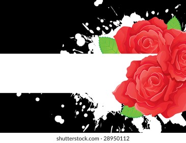 Roses Banner Stock Vector (Royalty Free) 28950112 | Shutterstock