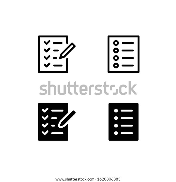 Roster Icon Logo Vector Symbol List: vector de stock (libre de regalías ...