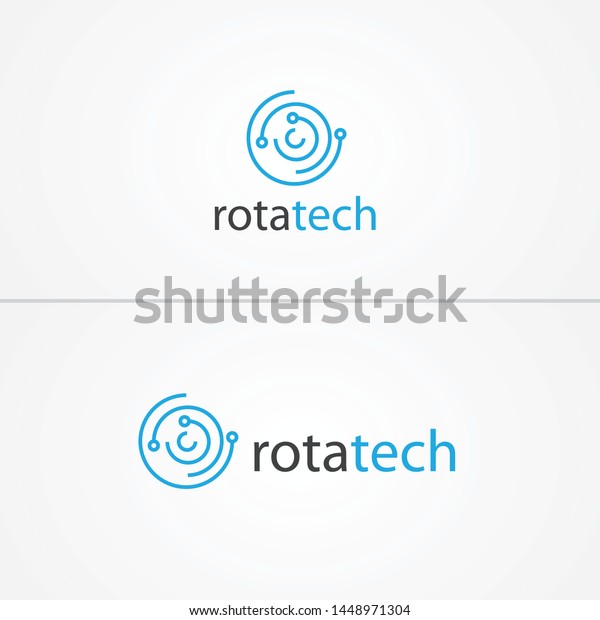 Rota Tech Logo Template Company Personal Stock Vector (Royalty Free ...