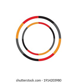 Rotary Circle Logo Design Vector Stock Vector (Royalty Free) 1914203980 ...