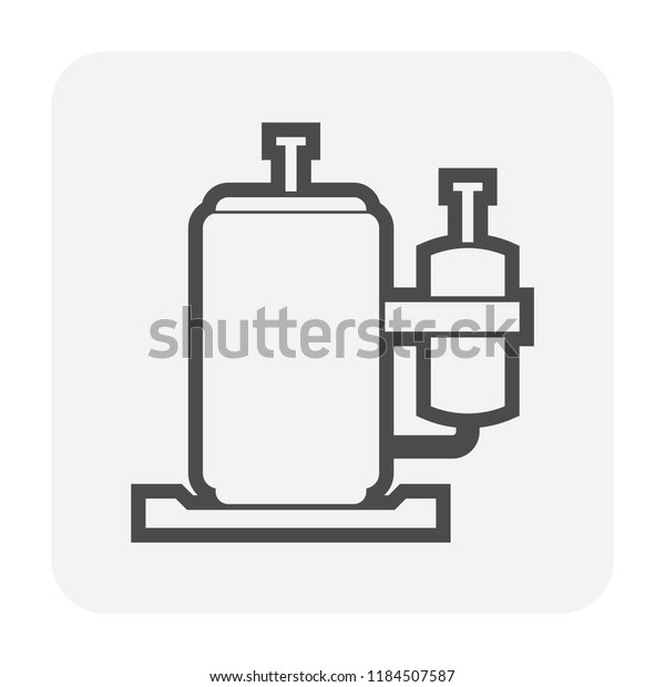 Rotary Compressor Vector Icon Equipment Machine 库存矢量图（免版税）1184507587 ...