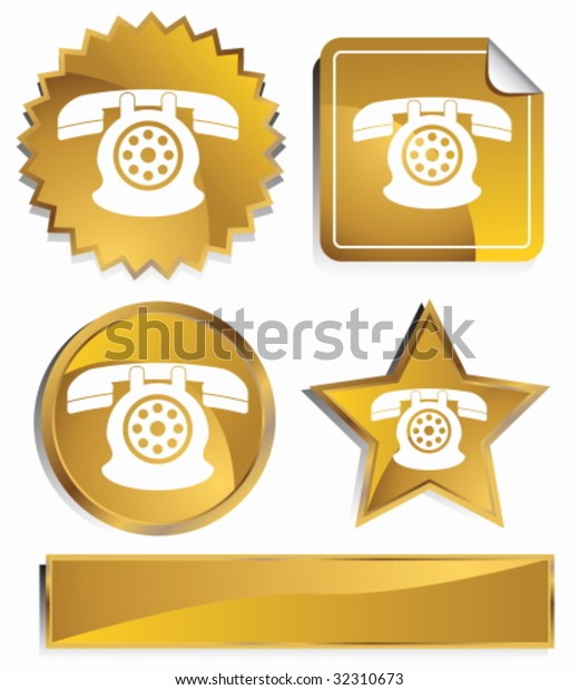 Rotary Phone Stock Vector (Royalty Free) 32310673 | Shutterstock