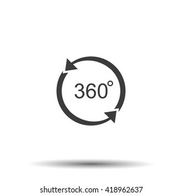 Rotate Icon Vector Design Illustration Stock Vector (Royalty Free ...