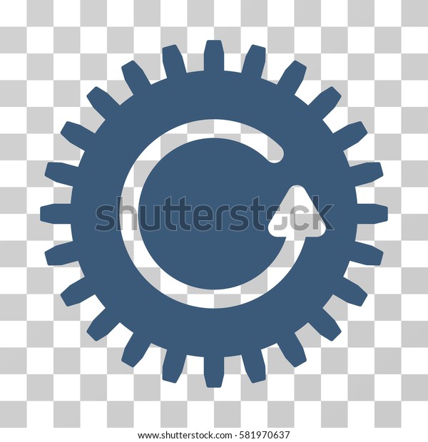 Rotate Cog Vector Icon Illustration Style Stock Vector (Royalty Free ...