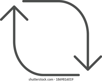 Rotate Icon Logo Illustration Stock Vector (Royalty Free) 1869816019 ...