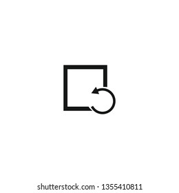 Rotate Icon Symbol Stock Vector (Royalty Free) 1355410811 | Shutterstock