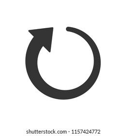 Rotate Right Icon Stock Vector (Royalty Free) 1157424772 | Shutterstock
