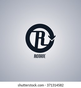 Rotate Arrow Sign Logo Stock Illustration 530810314 | Shutterstock