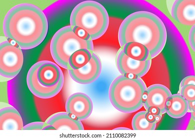 Rotating Disc Spiral Background Attractive Colors Stock Vector (Royalty ...