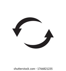 Rotation Arrow Icon Vector Illustration Stock Vector (Royalty Free ...