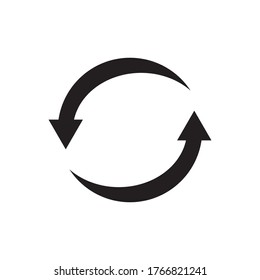 Rotation Arrow Icon Vector Illustration Stock Vector (Royalty Free ...