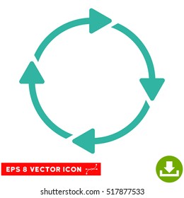 Rotation Eps Vector Pictogram Illustration Style Stock Vector (Royalty ...