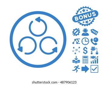 Rotation Icon Bonus Symbols Vector Illustration Stock Vector (Royalty ...