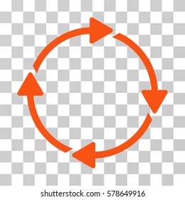 Rotation Icon Vector Illustration Style Flat Stock Vector (Royalty Free ...