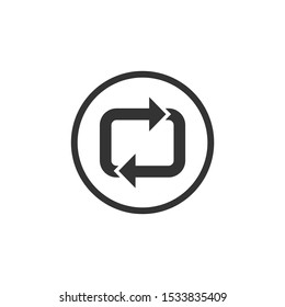 Rotation Icon Vector Sign Isolated Graphic Stock Vector (Royalty Free ...
