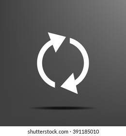 Rotation Pictogram Stock Vector (Royalty Free) 383050972 | Shutterstock
